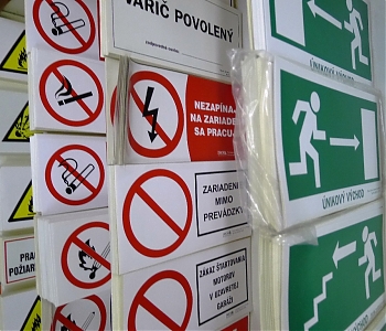 Predaj a výroba protipožiarnych bezpečnostných značiek, piktogramov a ...